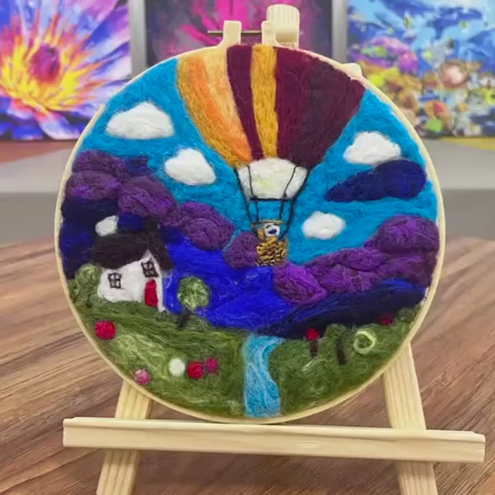 Hochwertige Filz-Bilder – Kreatives Filzen leicht gemacht